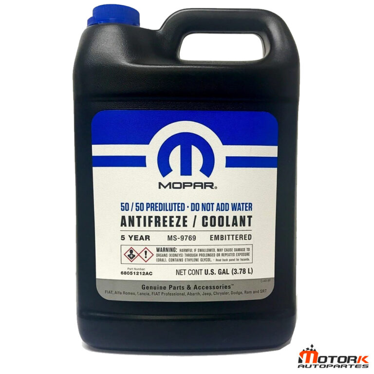 Refrigerante Naranja 50/50 Prediluido Mopar – Motork Autopartes